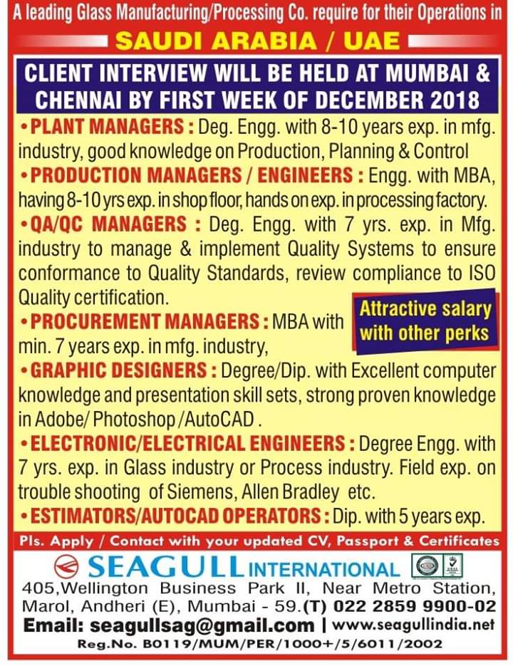 Gulf Job Interview In Mumbai September 12, 2025